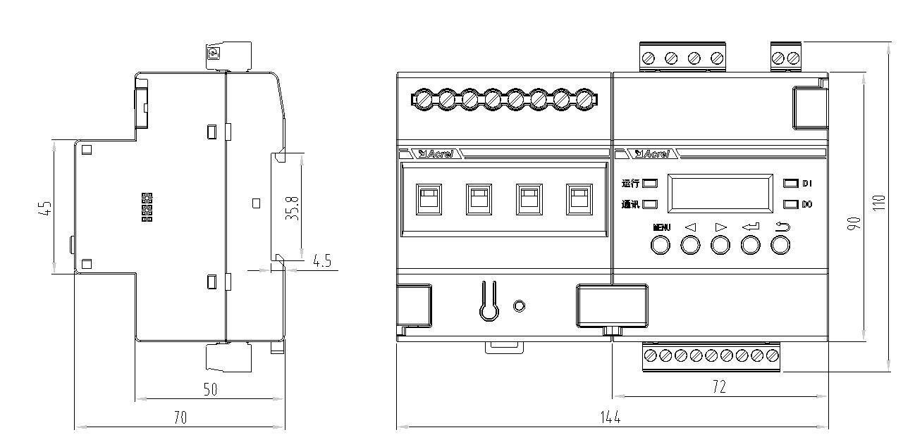 ASL220 系列智能照明开关驱动器 - 安科瑞电能计量事业部